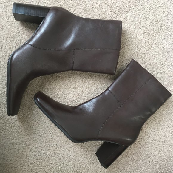 Bandolino | Shoes | Womens Bandolino Boots Brown Leather 9m | Poshmark